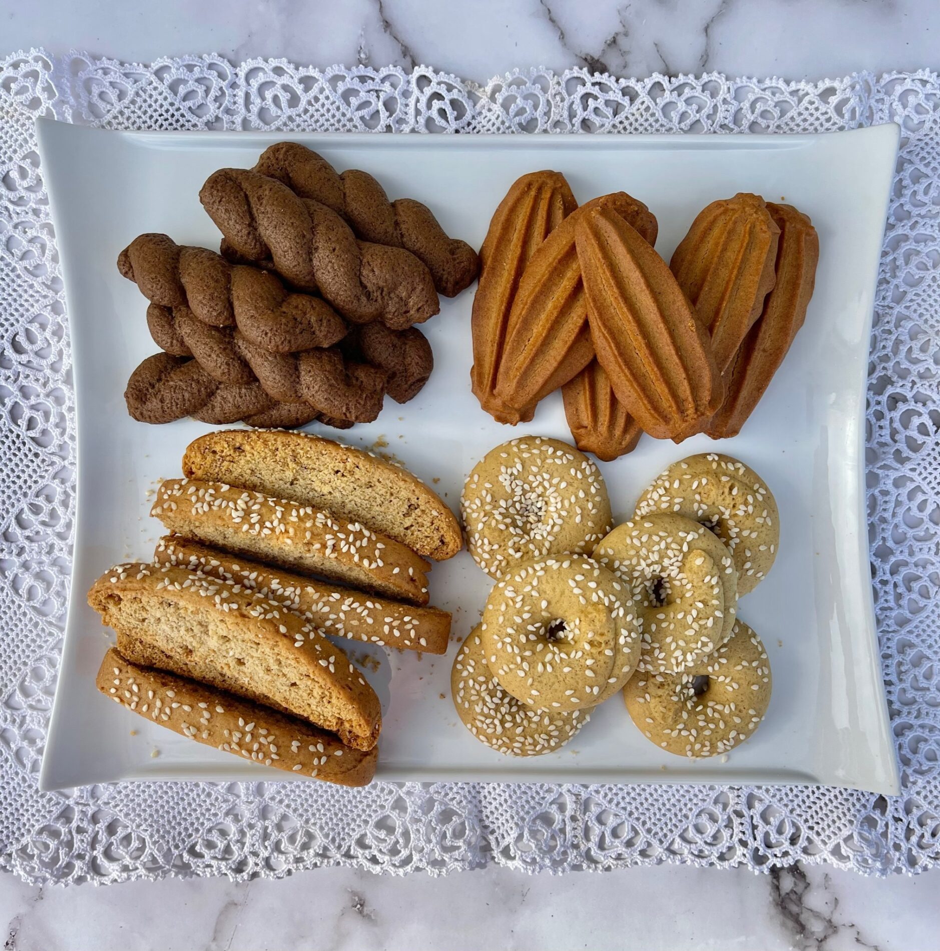 Greek Lenten Cookie Sampler Box | Glyká Sweets